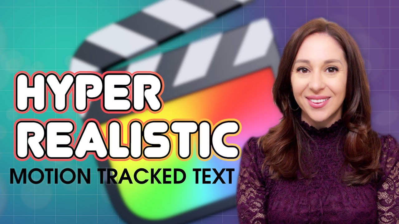 Motion Tracking Text in Final Cut Pro | Hyper Realistic Tutorial for FCP - YouTube