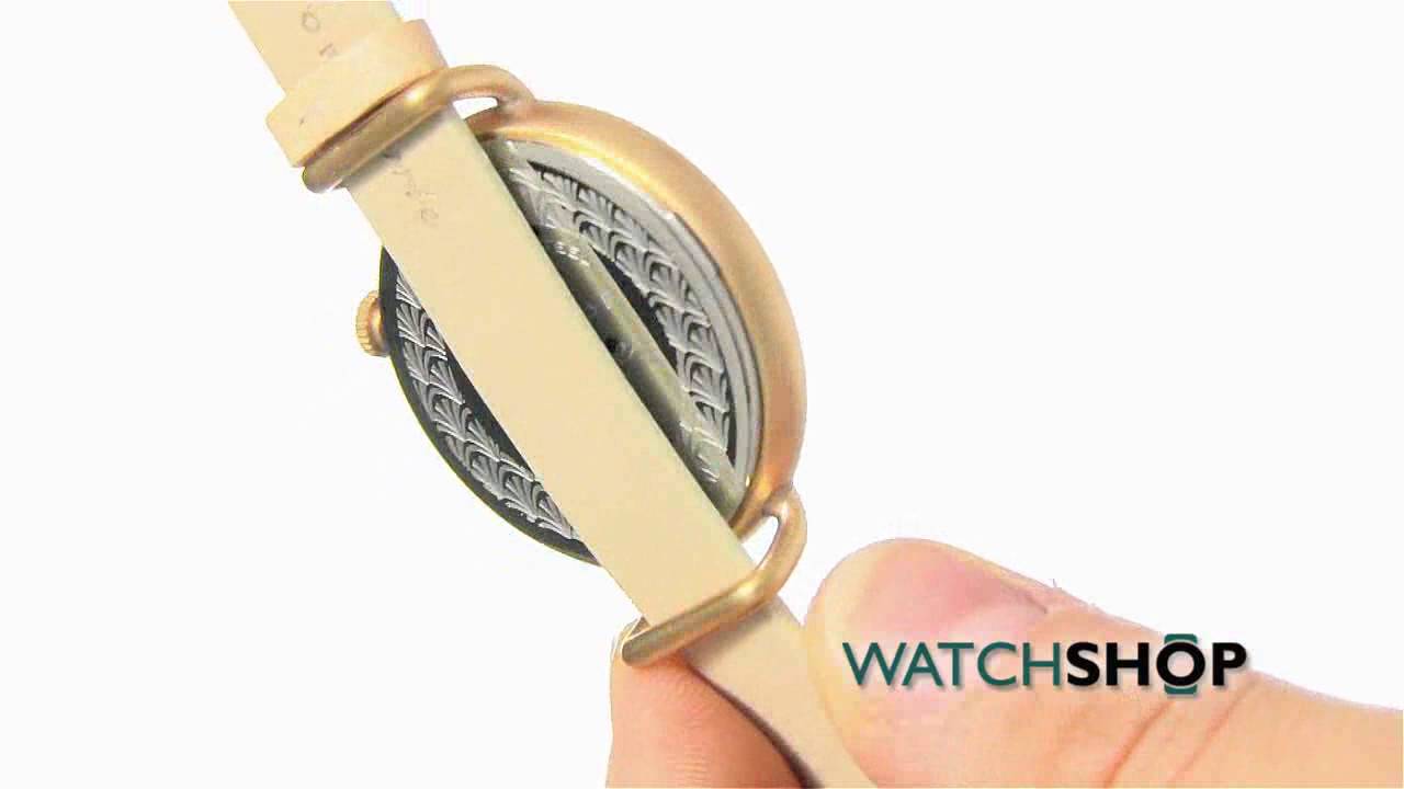House Of Florrie Ladies' Eleanor Watch (HF001PRG) - YouTube