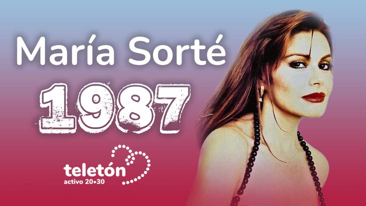 María Sorté en vivo en Teletón 1987 – Sus mejores éxitos - YouTube