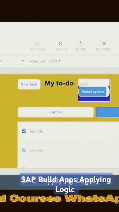 SAP Build Apps - Applying Logic using Formula Functions - YouTube