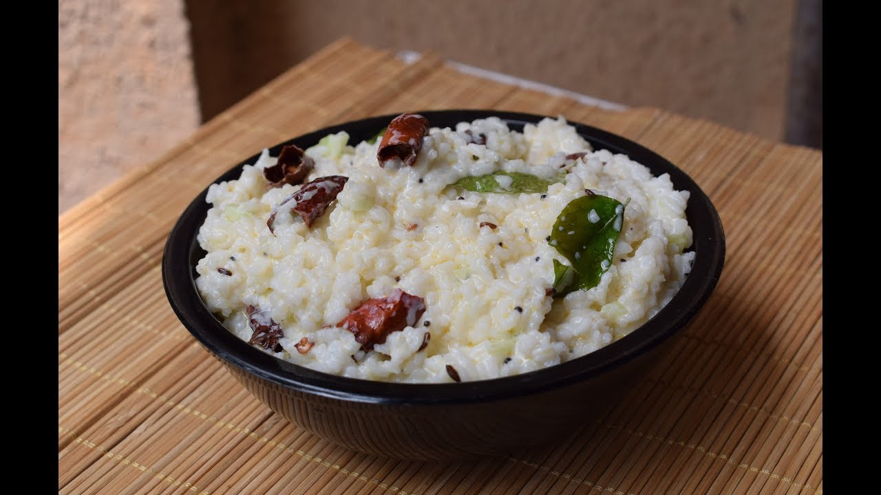 दही भात | Dahi Bhat | Curd Rice Recipe | How to make Curd Rice | Yogurt ...