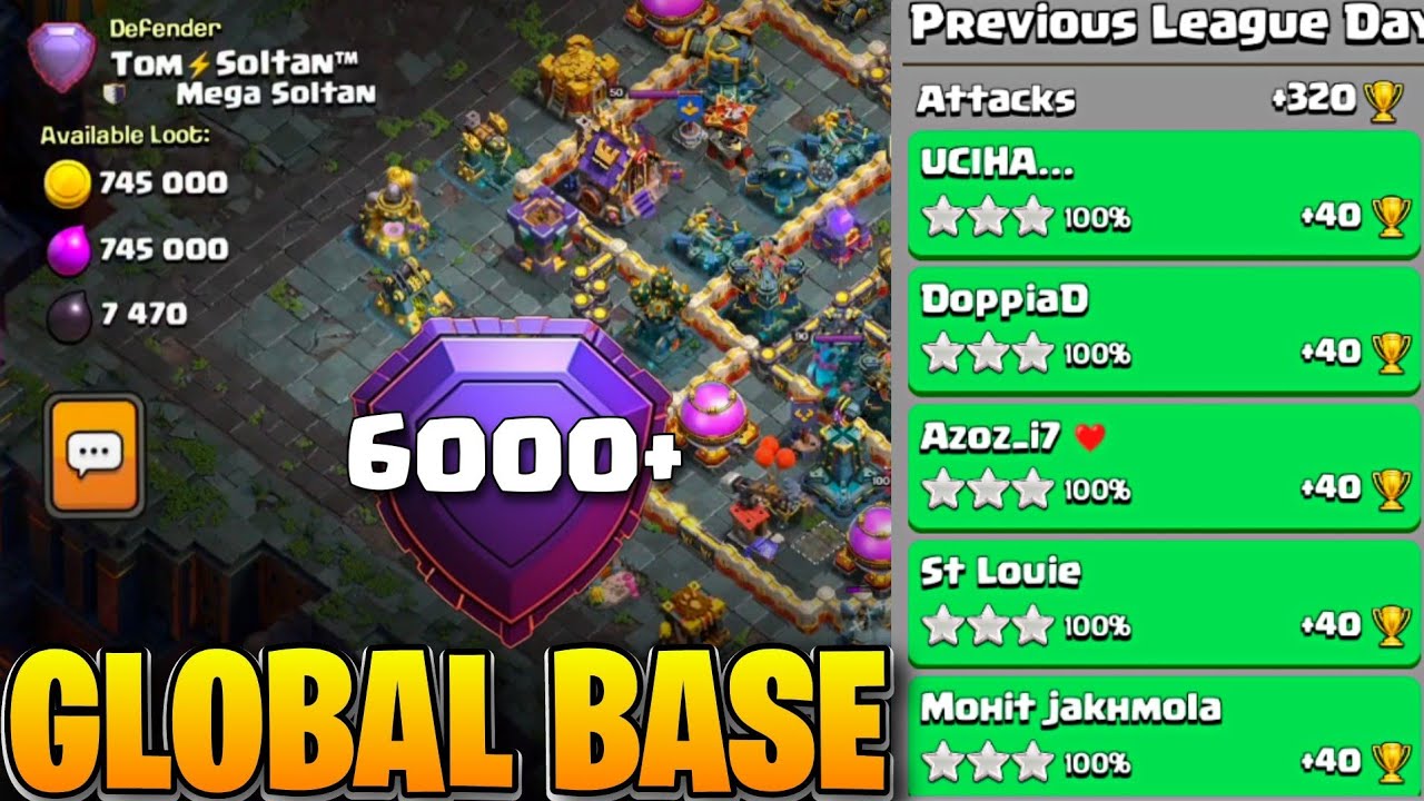 GLOBAL BASES EASILY 3 STAR BY GLOBAL PLAYER |. TH17 BASE GLOBAL BASES ...