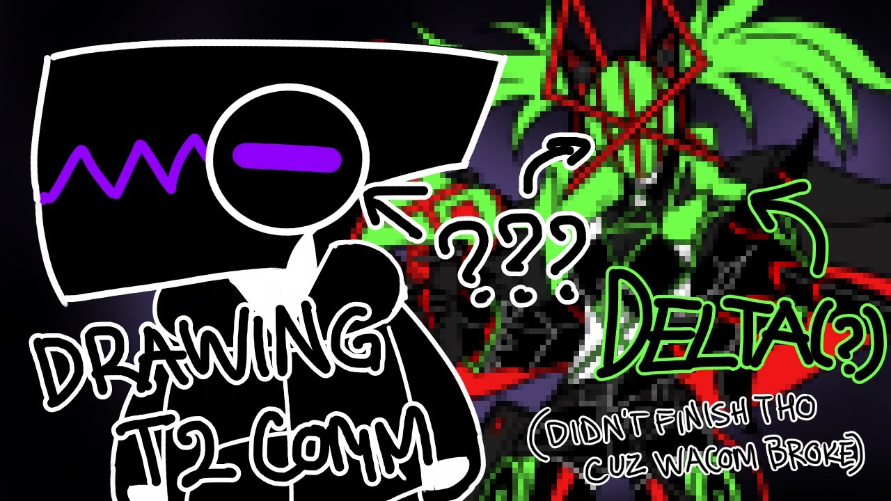 MASK MAKER VTUBER - DRAWING DELTA! Deluta...? Delutaya...? (T2 ...