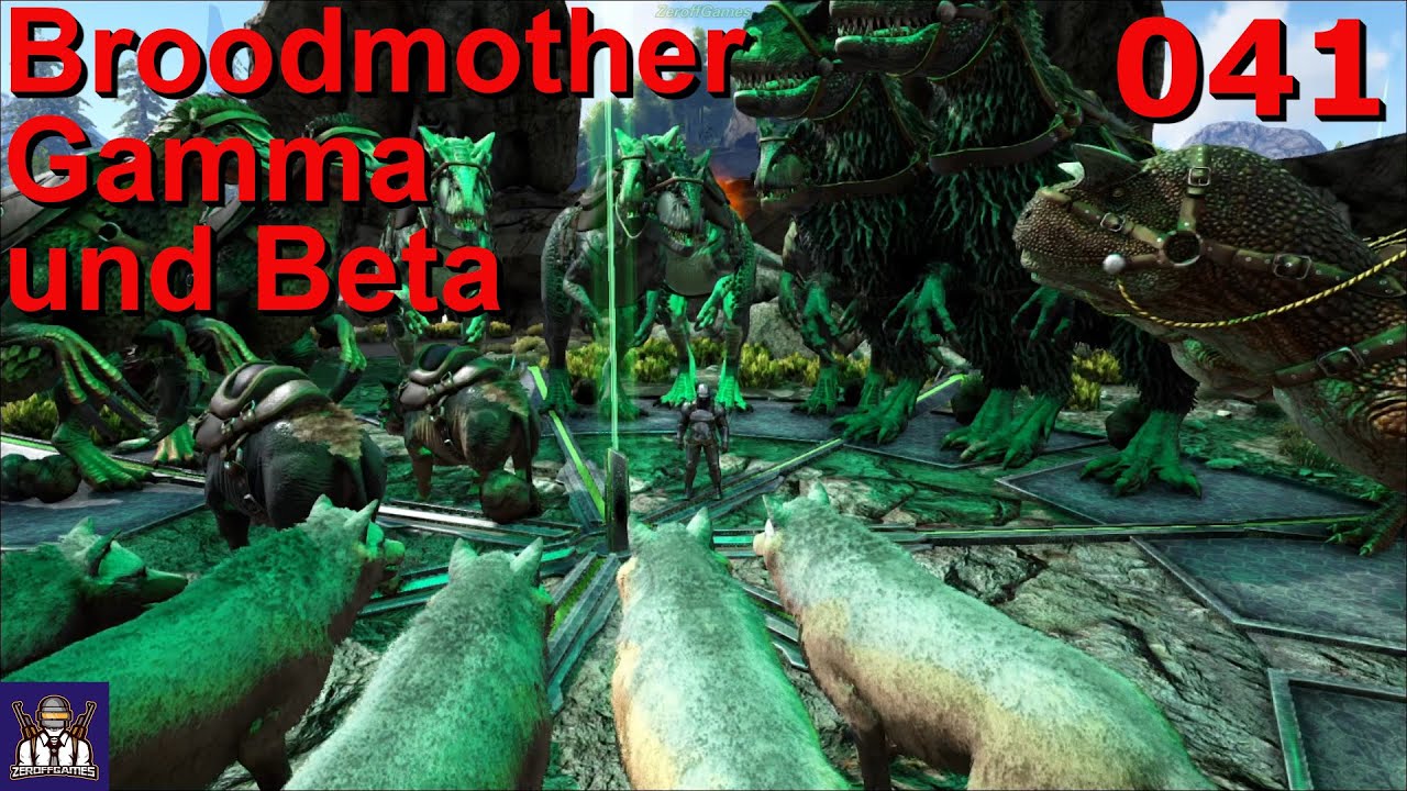 Ark Survival Evolved #41 - Broodmother Bossfight Gamma und Beta - Gameplay Walkthrough-No ...