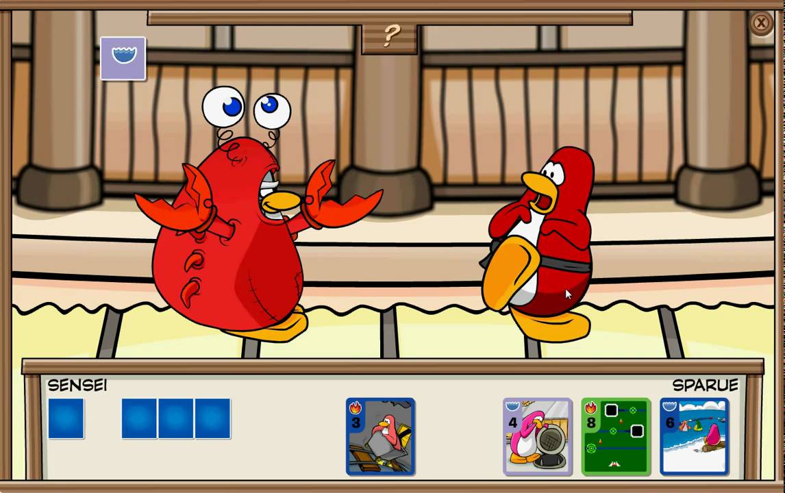 Card Jitsu Power Card - Sensei dressed up as Klutzy - YouTube