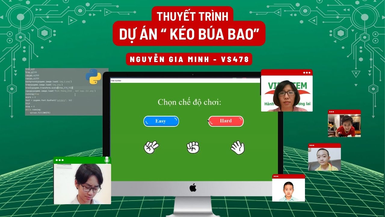 Kéo Búa Bao - Nguyễn Gia Minh - Lớp Lập Trình Python VS478 - YouTube