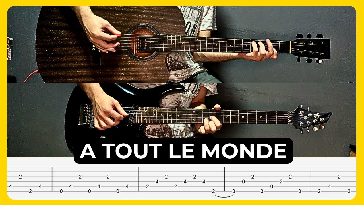A Tout Le Monde - Megadeth | Tabs | Guitar Lesson | Cover | Tutorial ...