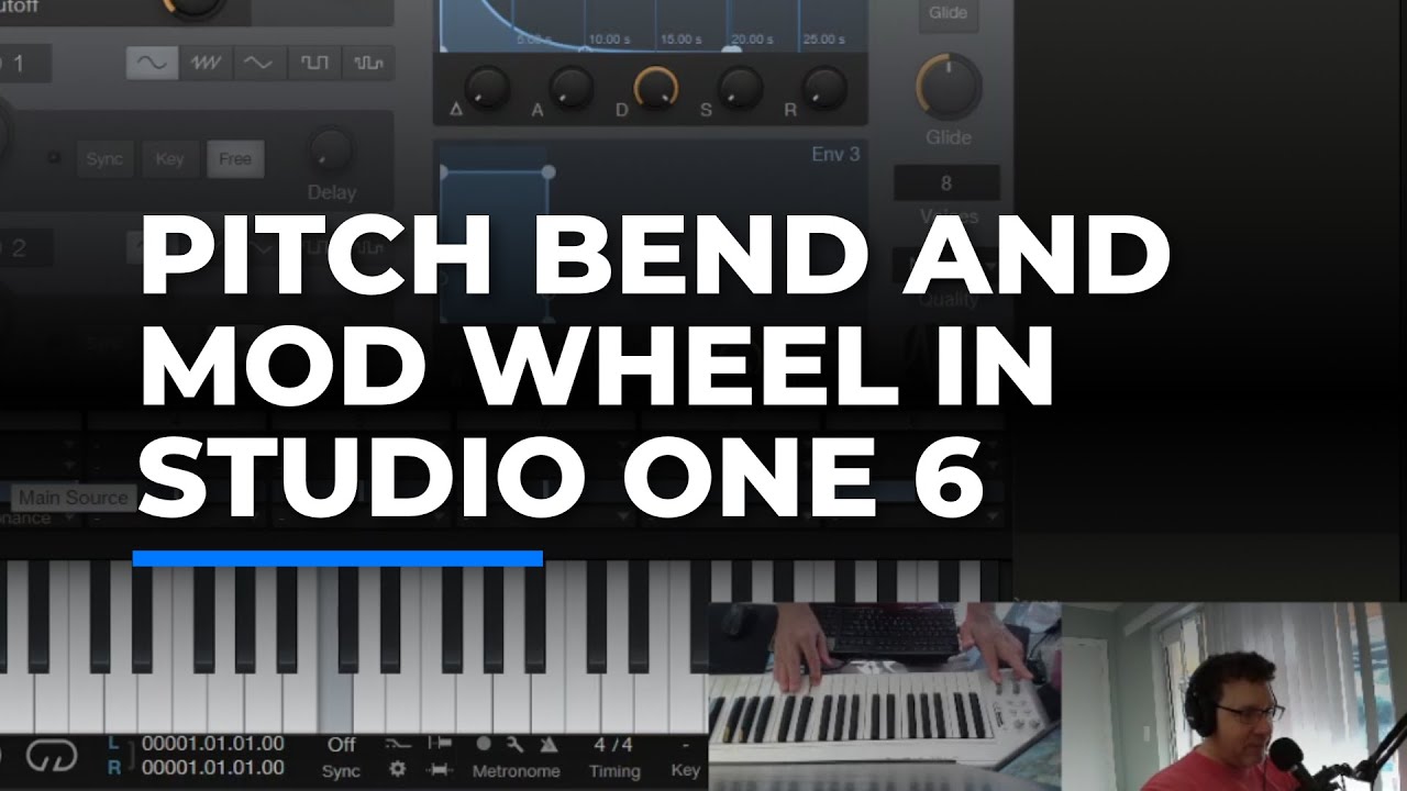 Fun With Pitch Bend and Mod Wheel in Studio One 6 - YouTube