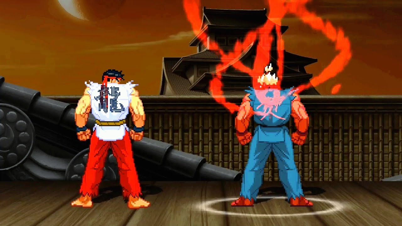 SHIN RYU vs SHIN AKUMA - Highest Level Amazing Fight! - YouTube