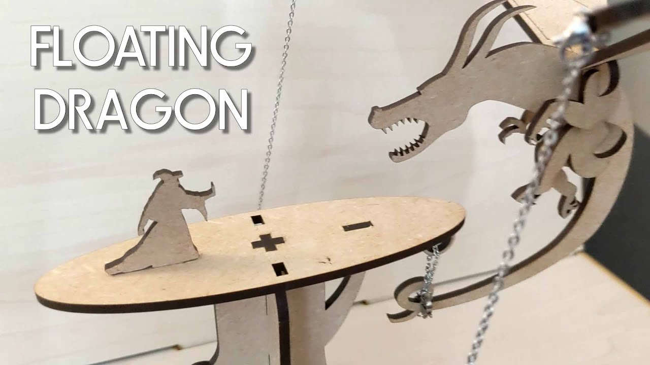 Floating Dragon Tensegrity Sculpture - YouTube