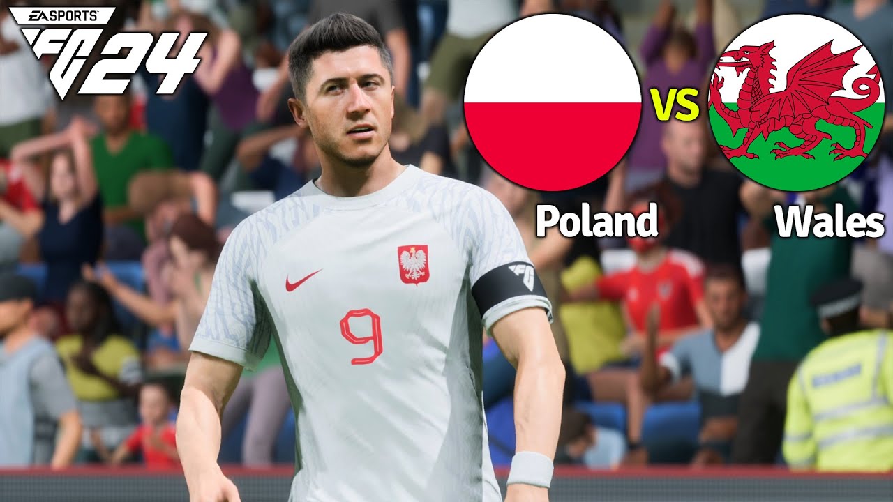 Best Goal Lewandowski - Wales vs Poland | EA Sport FC 24 [ 1080HD ...