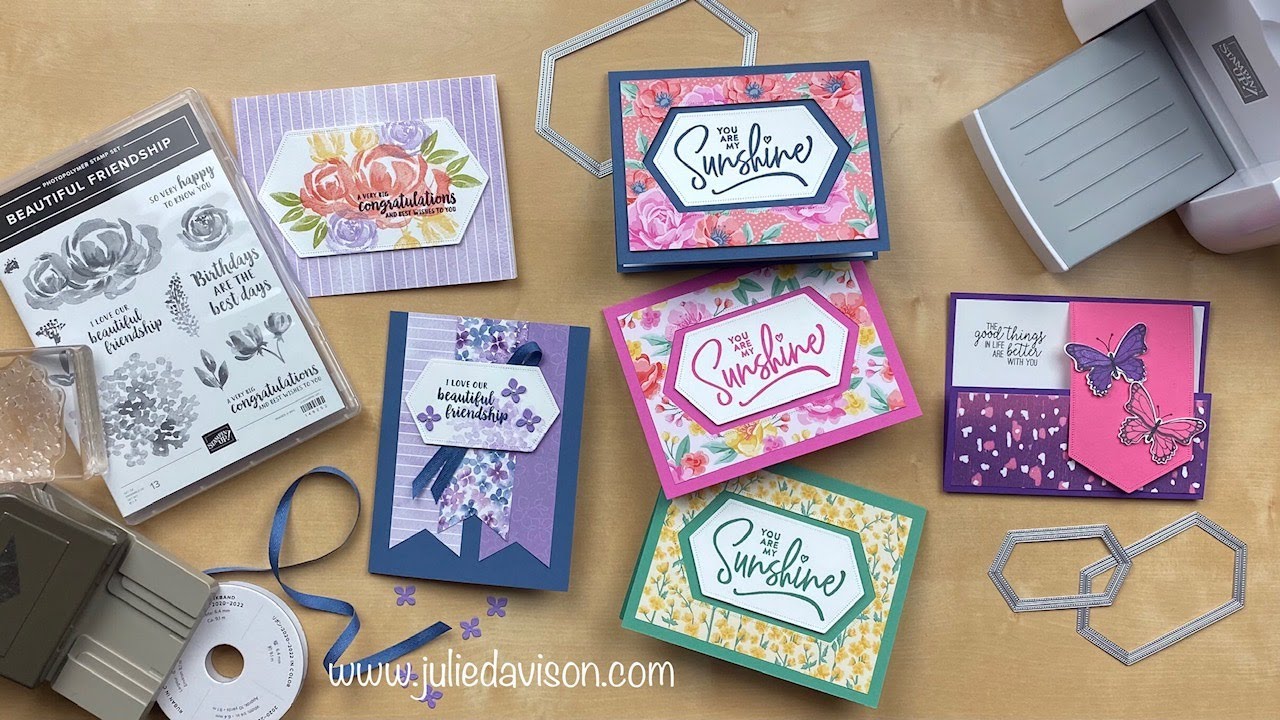 3 Easy Card Layouts with Stampin' Up! Stitched Nested Labels Dies - YouTube