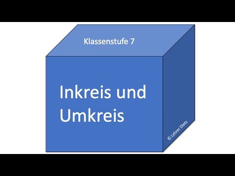 Inkreis und Umkreis - YouTube