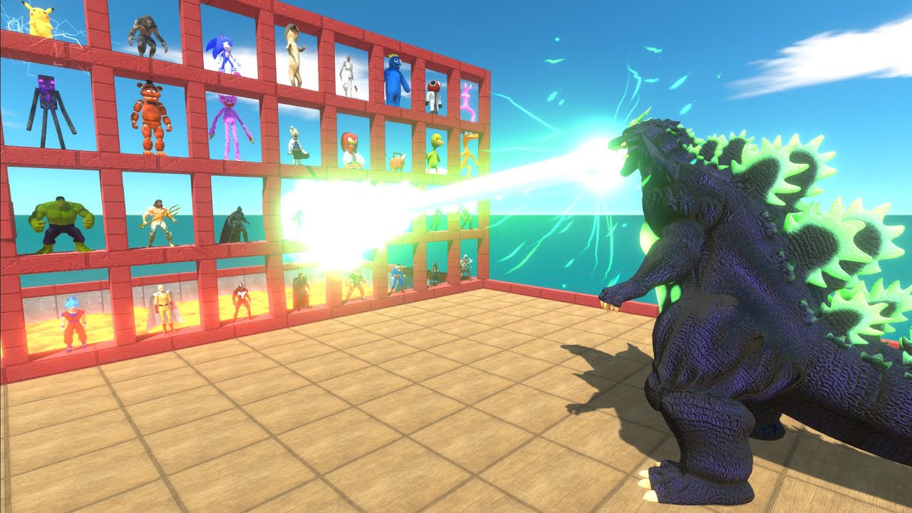 Super Godzilla vs All Units - ARBS - YouTube