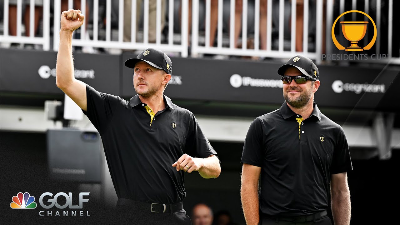 Mackenzie Hughes, Corey Conners win foursome match in front of home ...