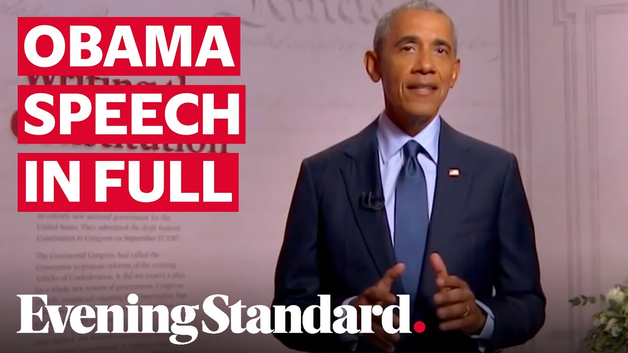 Barack Obama DNC 2020 speech in full: slams Donald Trump 'reality show ...