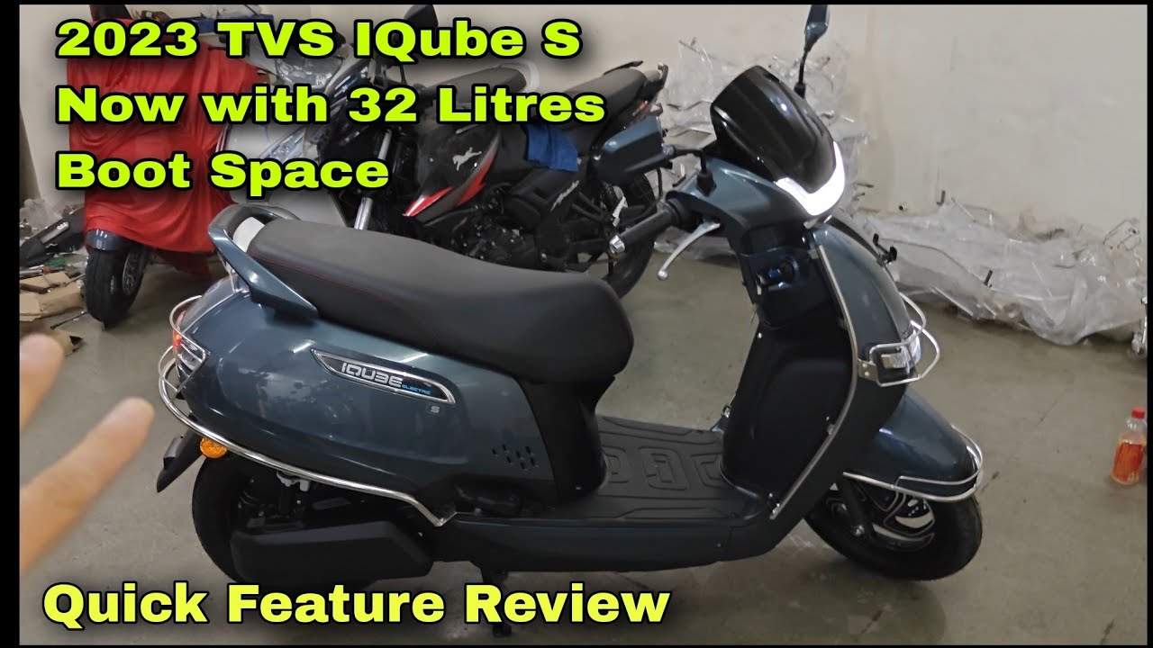 2023 TVS IQUBE S | Now with 32 Litre Bigger Boot Space | Quick Feature ...