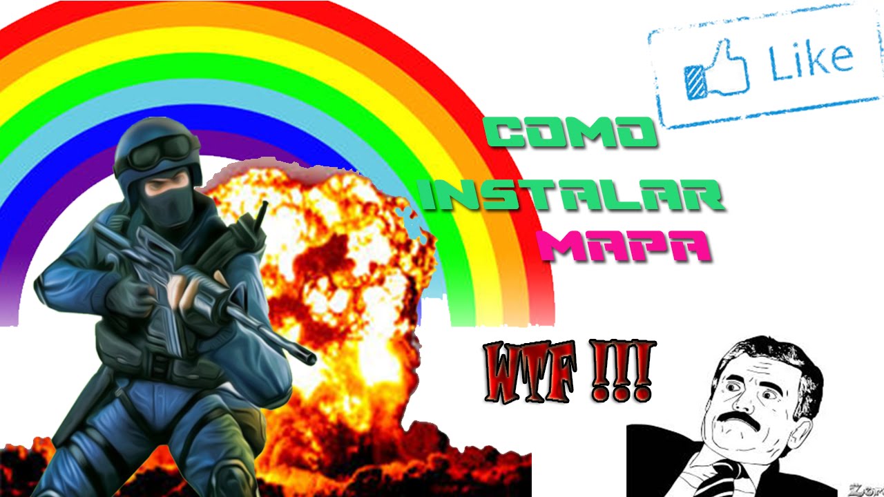 Como baixar e instalar mapa Rio de Janeiro no ''cs 1.6'' - YouTube