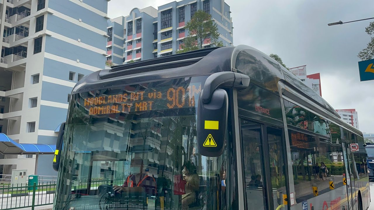 SMRT Buses 901M MAN Buses A22 - YouTube