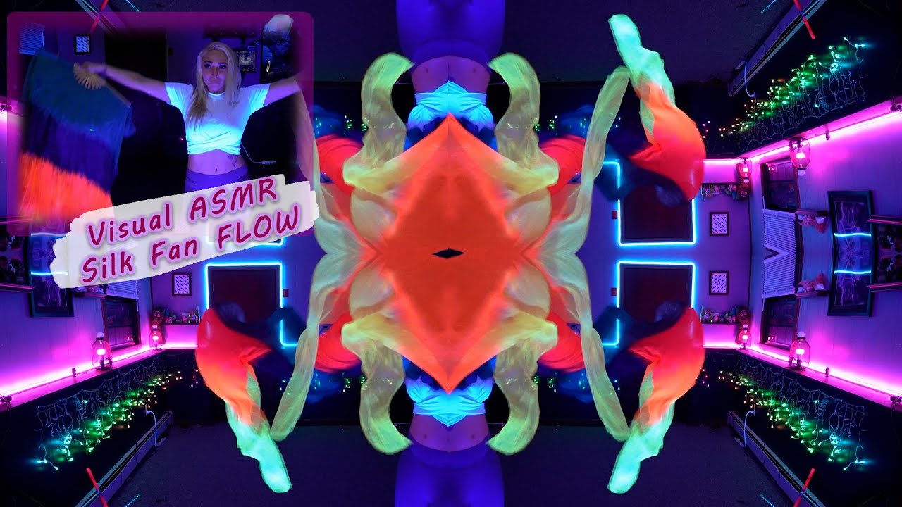 Visual ASMR [Silk Fans] - YouTube