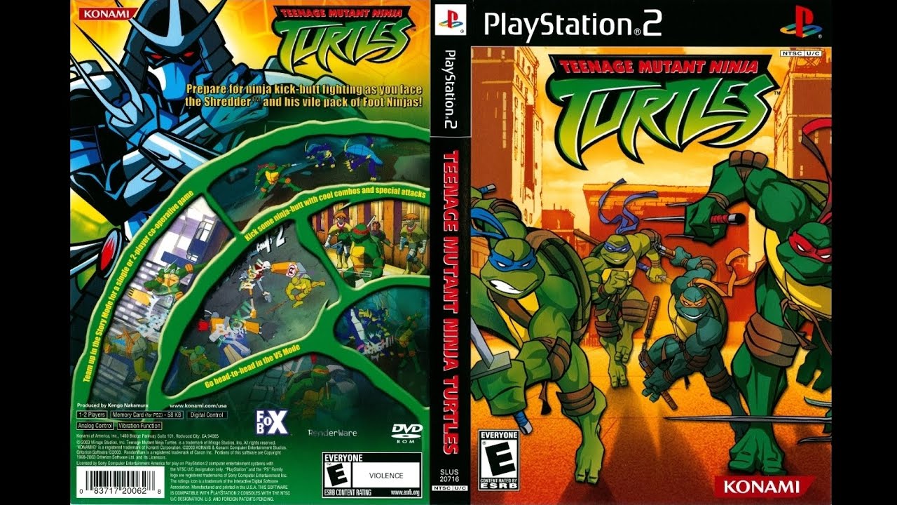 TMNT (2003): PS2 Gameplay - YouTube