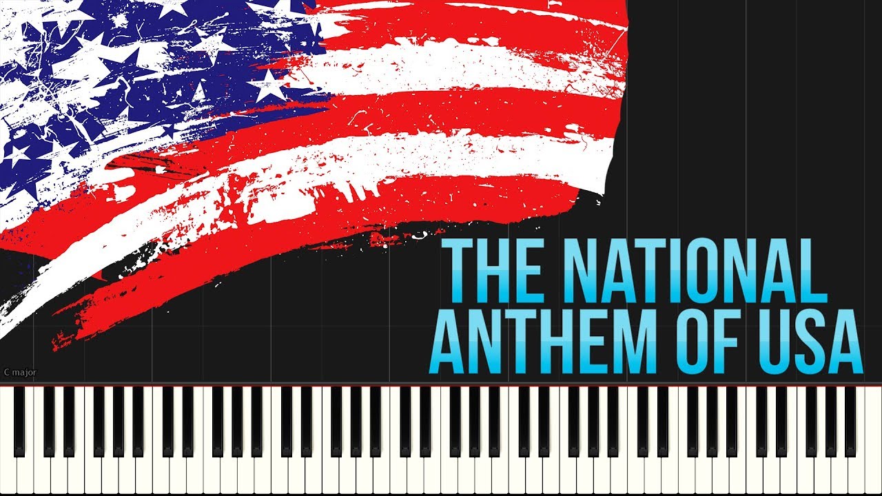 The National Anthem of USA (Piano Tutorial Synthesia) - YouTube