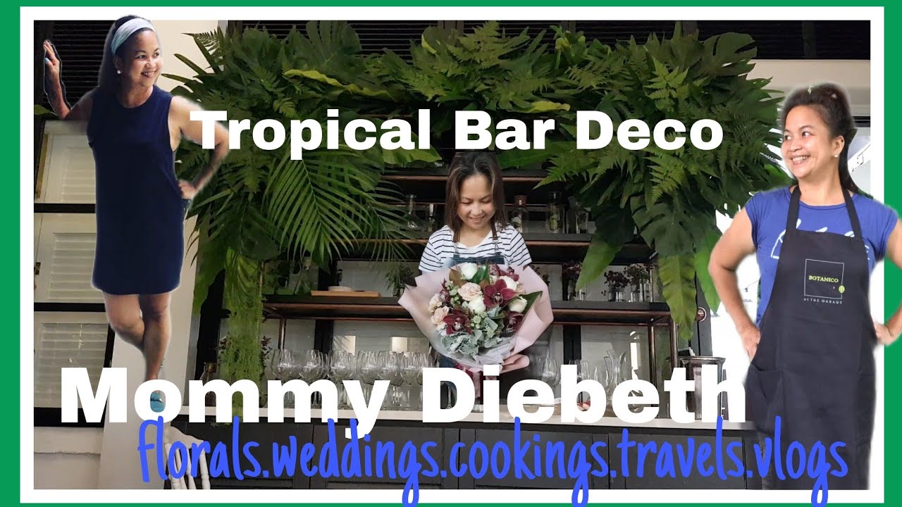 How To Make Simple Tropical Side Bar Deco /. Simple but Gorgeous ...