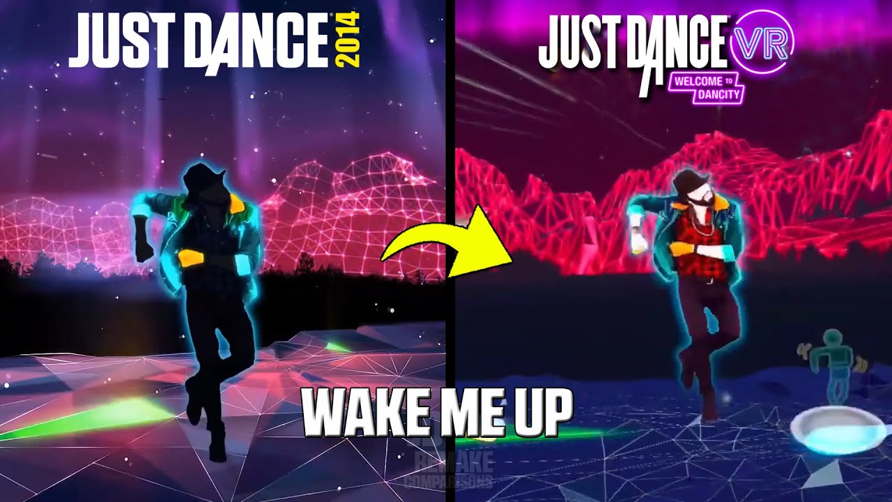 WAKE ME UP | JD2014 vs JUST DANCE VR | JUST DANCE COMPARISON - YouTube
