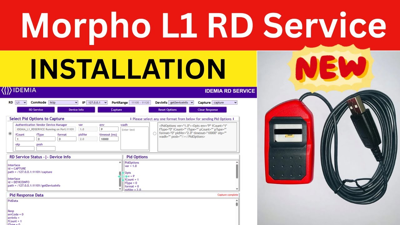 Morpho L1 Device Installation Guide 🔧 | Fix Not Working Issue | Laptop में कैसे करें Setup ...