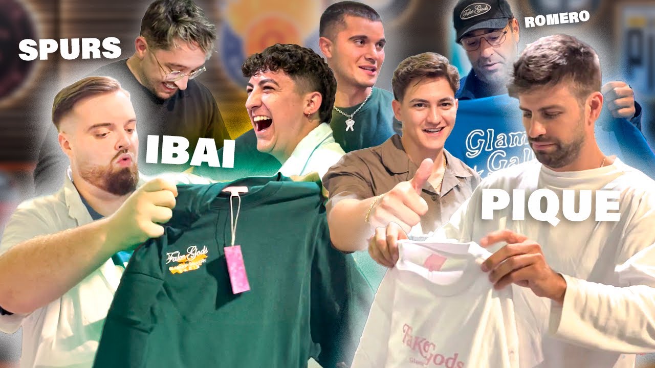 REGALANDO ROPA a IBAI, PIQUÉ, SPURSITO… *Esto opinan de FAKE GODS ...