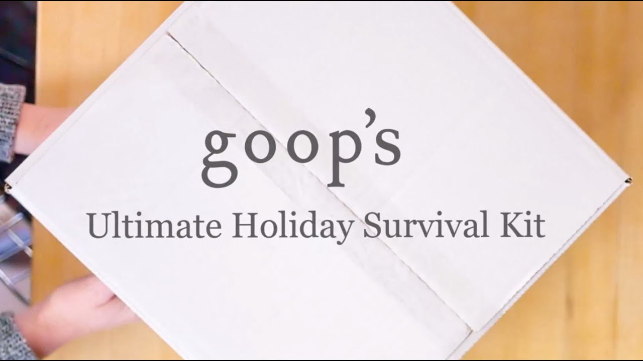 goop's Ultimate Holiday Survival Kit with Boxed and Paypal - YouTube