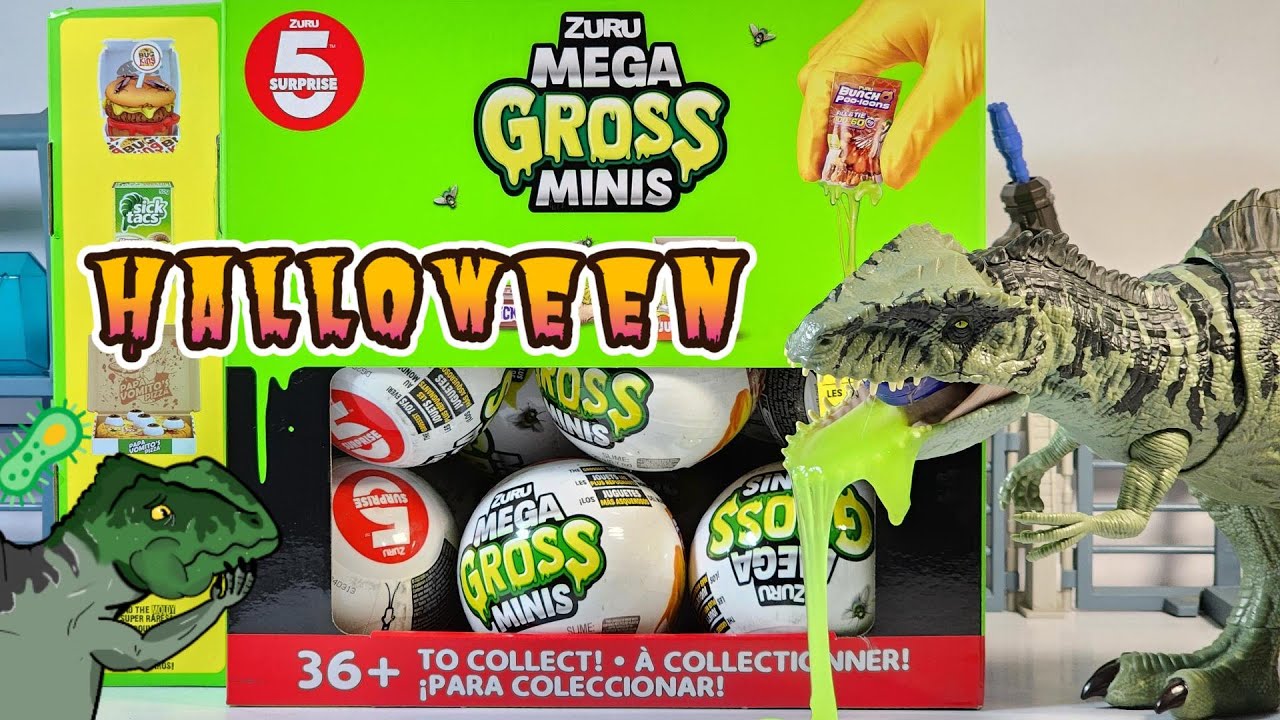 Zuru Mega Gross Caja de Minifiguras Asquerosas!!! Especial de Halloween ...