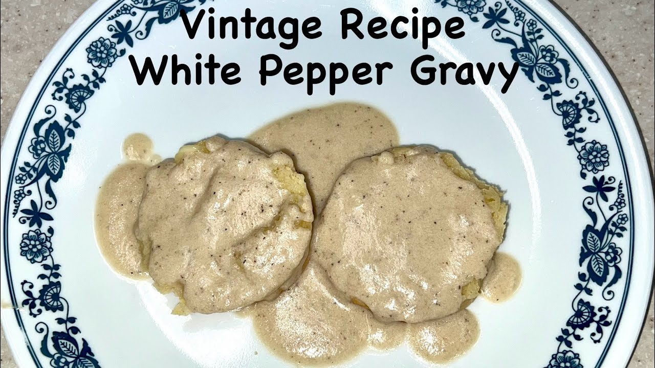 Authentic Southern White Pepper Gravy | Breakfast Gravy ...