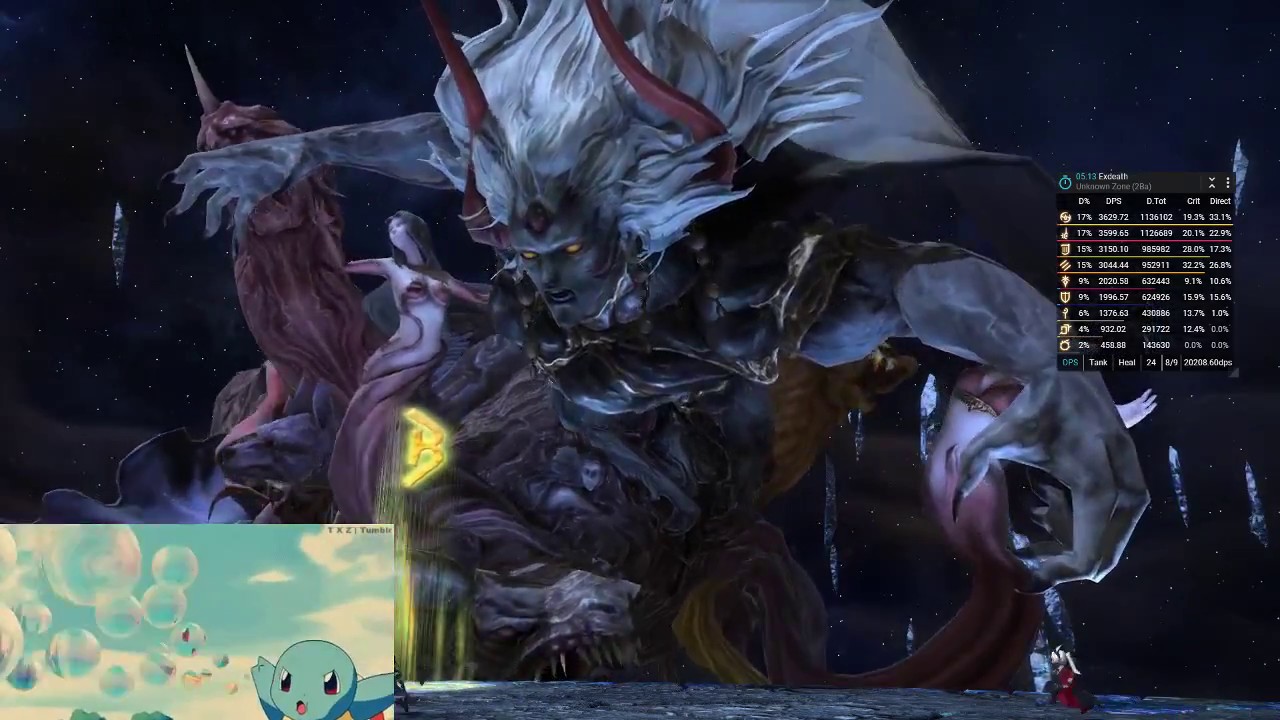 FFXIV - Omega: Deltascape (Savage) Exdeath Kill and Transition AST Pov ...