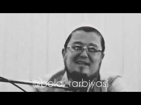 Barchani kuldirgan suhbat🎙 Yorqinjon qori rohimahullohP.s.: Bolasini shoʻxligidan nolib yurganlar