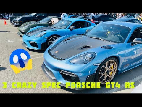 3 Crazy Spec Porsche GT4 RS 🔥😱 Which One Too Choose ‼️ Cars and Coffee ...
