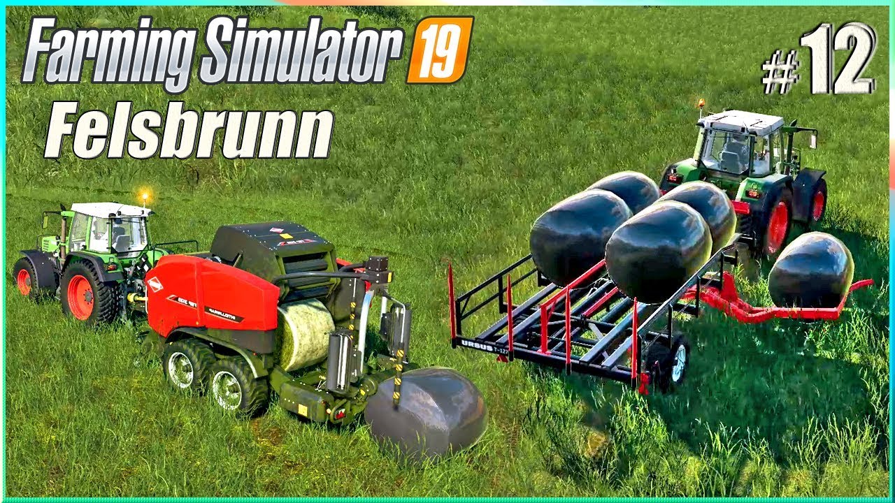 FS19 | Felsbrunn | #12 Pacas plastificadas/ensilaje [Gameplay PC] - YouTube