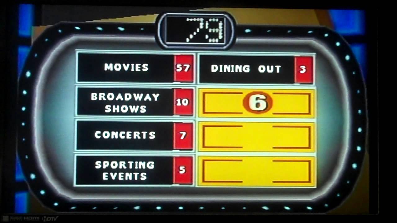 Family Feud PS1 Game 11 - YouTube
