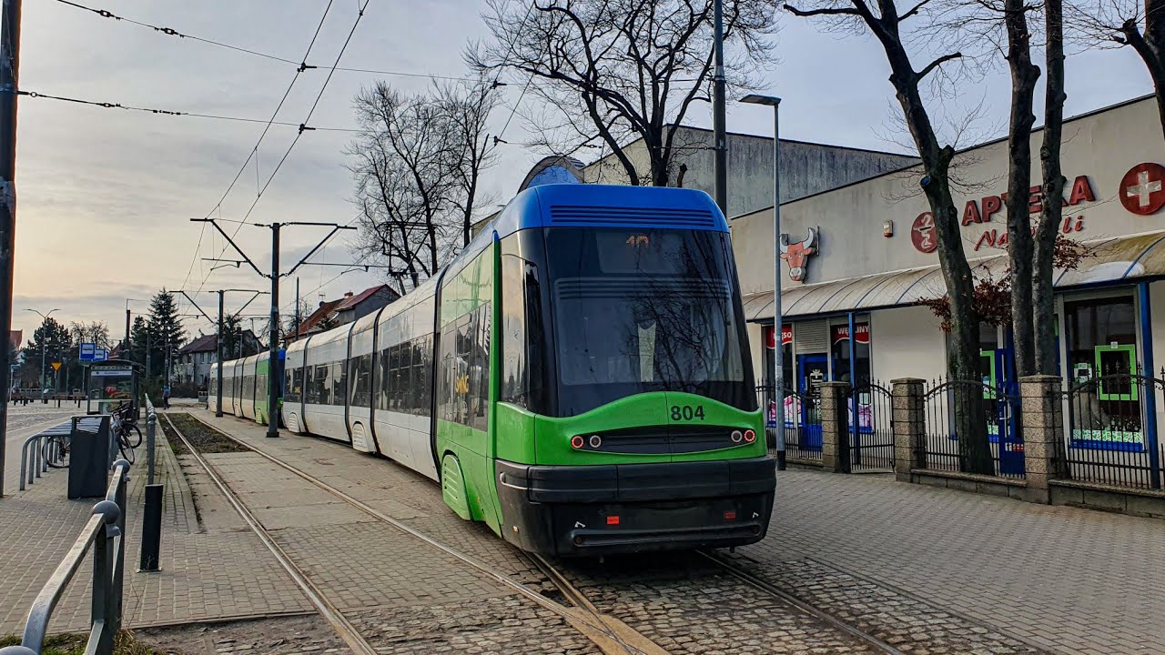 Tramwaje Szczecińskie - Pesa Swing 120NaS #804 | linia 10 - YouTube