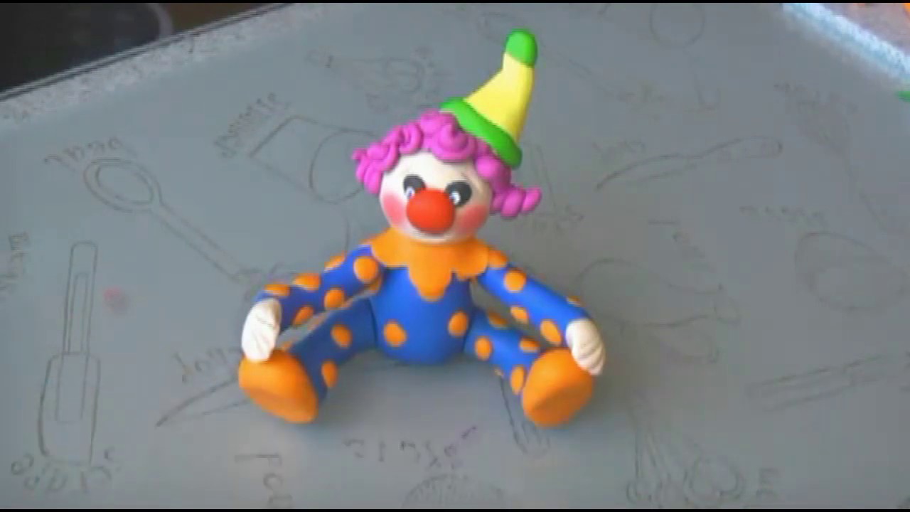 Clown in Polymer Clay Tutorial - YouTube