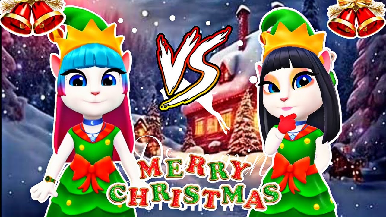 My Talking Angela 2 💖🥰 Christmas updates gameplay 🤗🥰😍 Merry Christmas 🎄 ...
