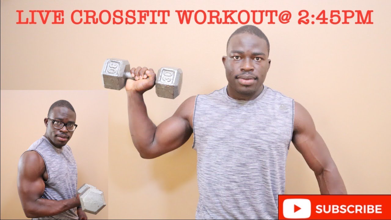 LIVE FULL-BODY CROSS-FIT WORKOUT (ABS WORKOUT START @ 40:54 | crossfit ...