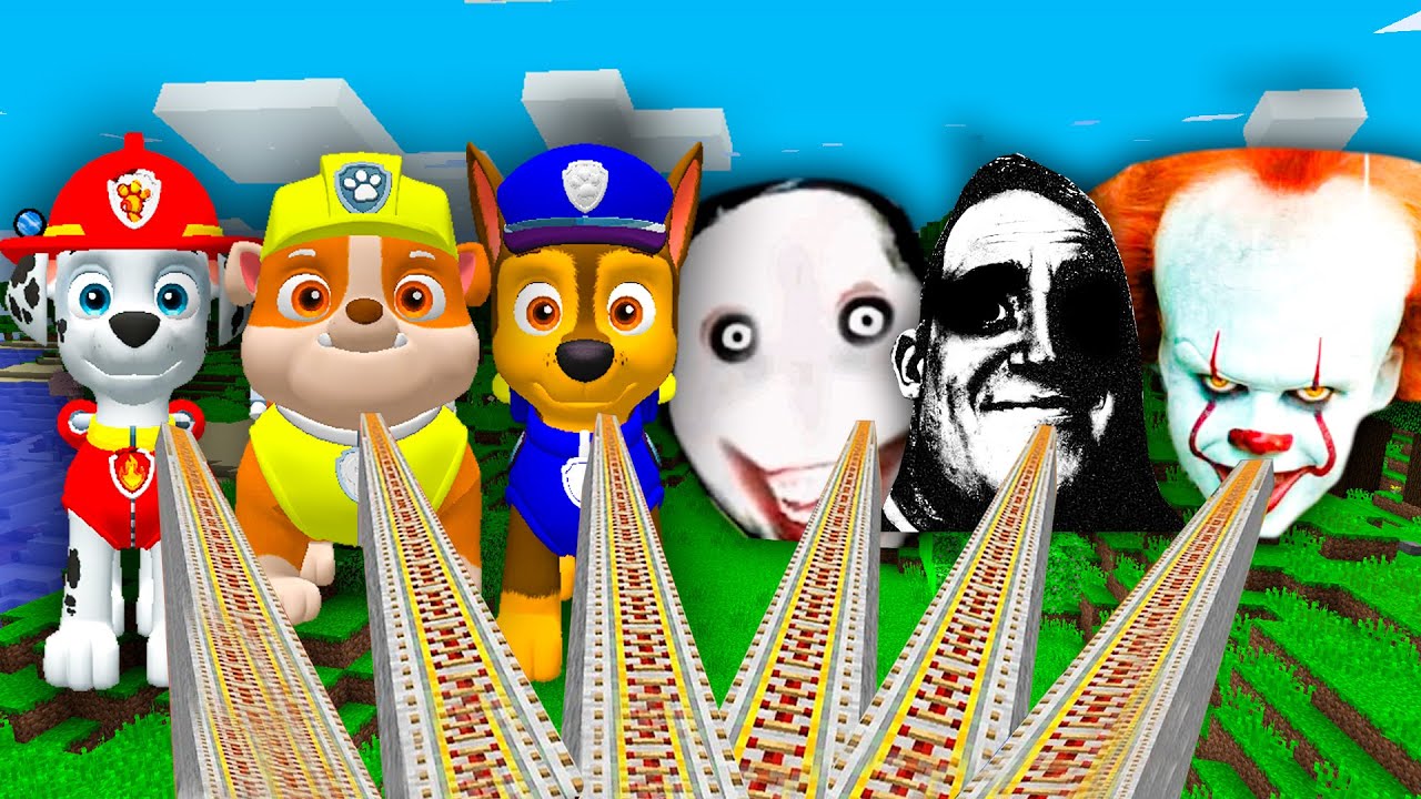 I Found new SECRET TUNNELS of PAW PATROL JEFF MR INCREDIBLE PENNYWISE ...