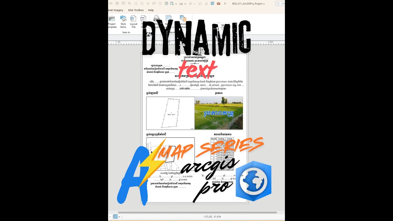 Map Series - Dynamic Text Tutorial - YouTube