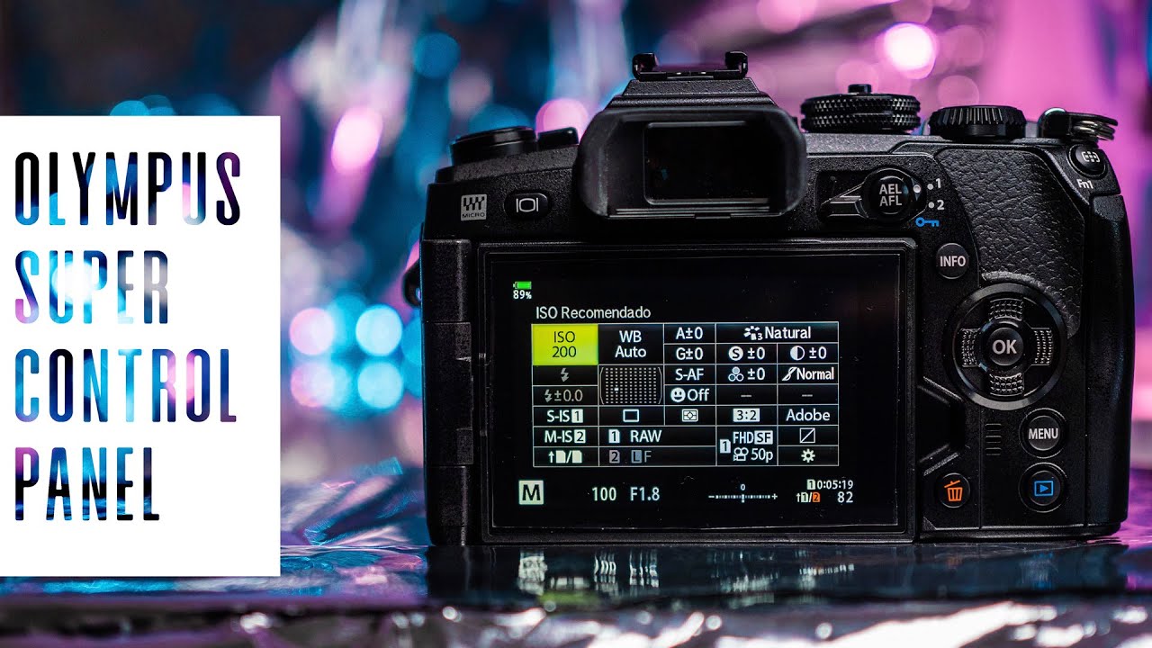 Configuración de cámaras Olympus OM-D | Super Control Panel - YouTube