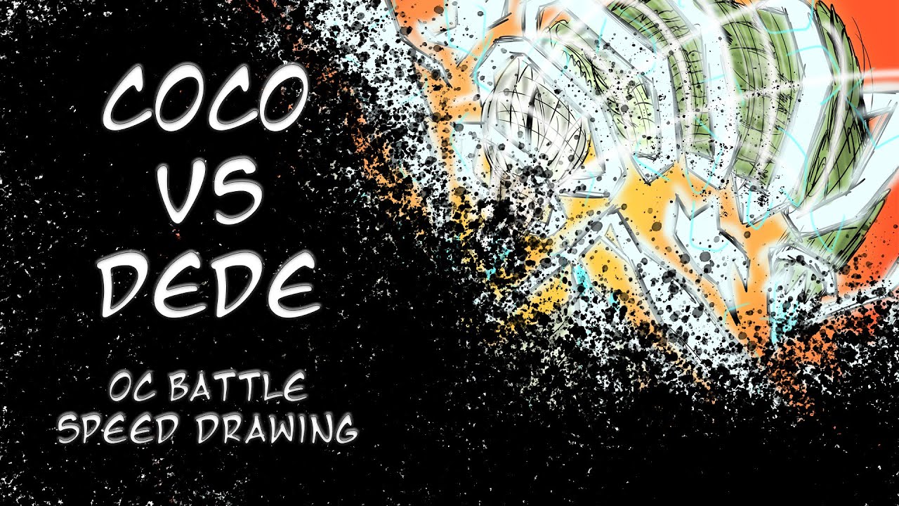 COCO vs DEDE - OC Battle Speed Drawing [Vecterage] - YouTube