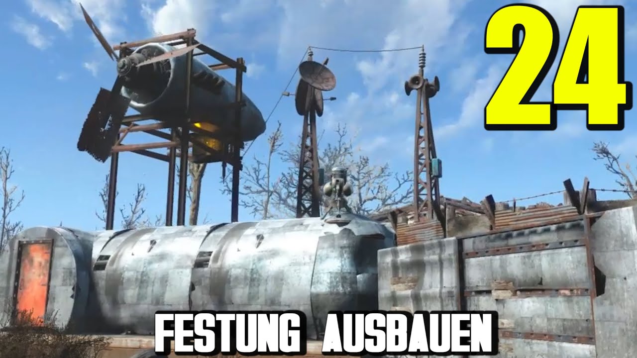 Fallout 4 Gameplay German #24 FESTUNG AUSBAUEN | Let's Play Deutsch ...