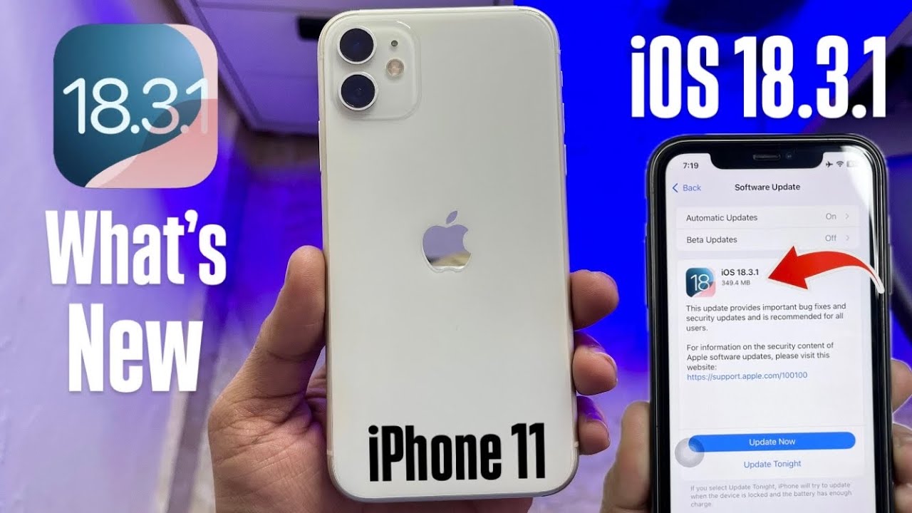 iPhone 11 on iOS 18.3.1 - IPhone 11 New Features & Changes on iOS 18.3. ...
