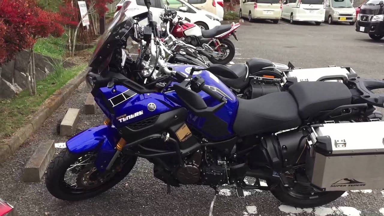 YAMAHA super tenere XT1200ZE with GIVI side case OBK37 - YouTube