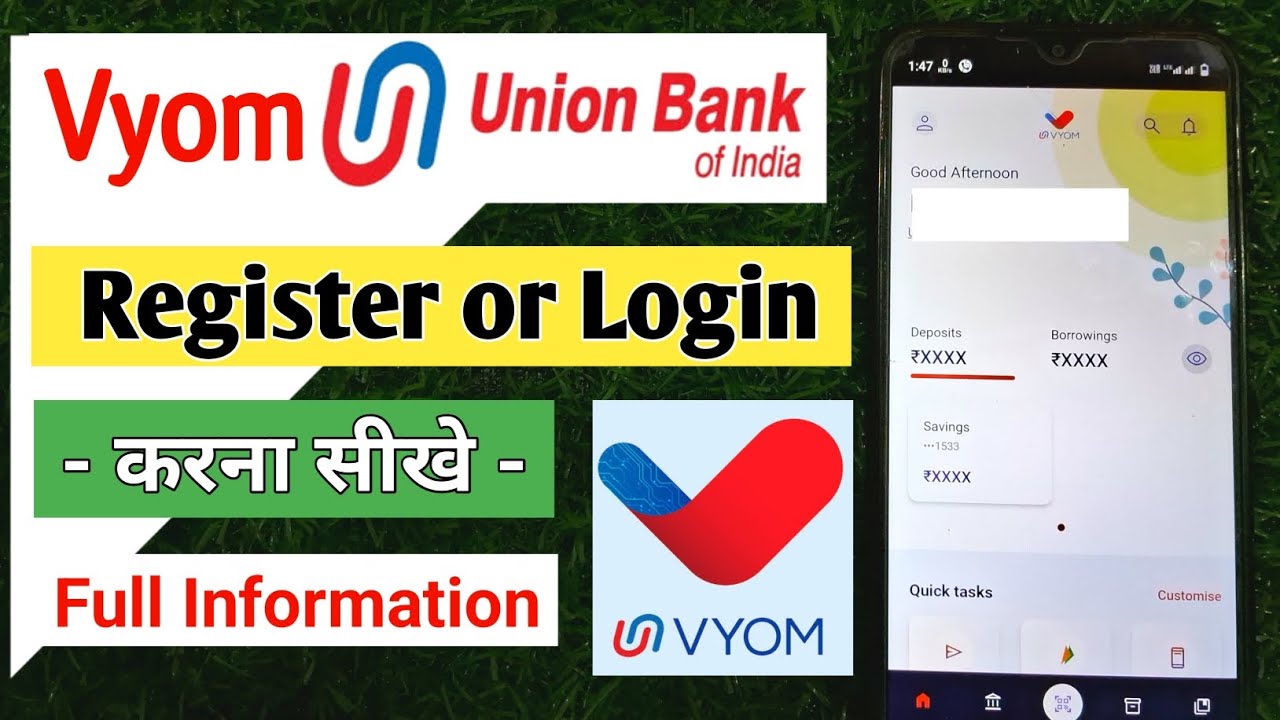 Union Bank of India Vyom App First Time Registration Kaise kare | Union ...